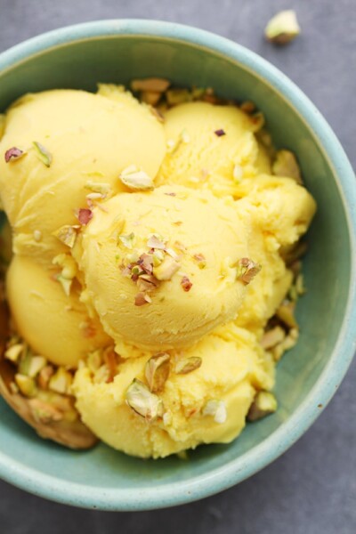 Saffron Ice Cream | Girl Versus Dough