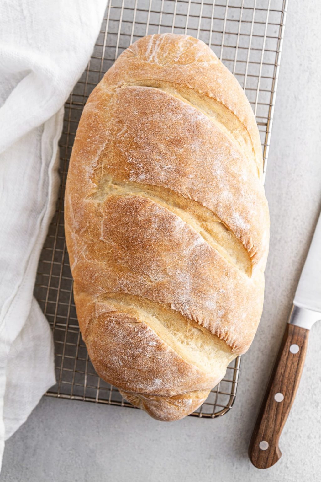 Classic Italian Bread Recipe | Girl Versus Dough