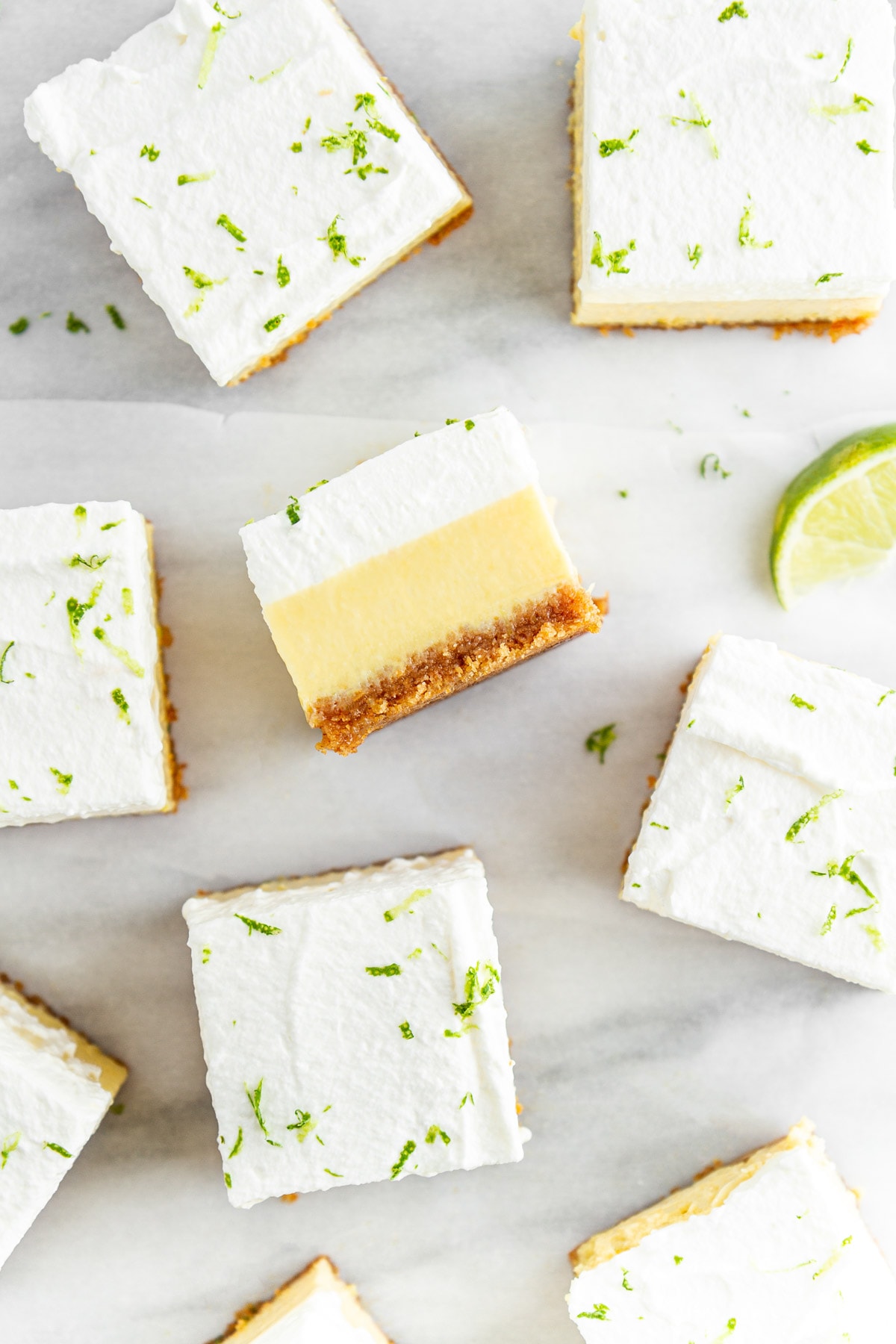 Easy Key Lime Pie Bars Recipe | Girl Versus Dough