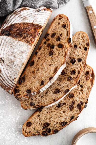 Cinnamon Raisin Sourdough Bread