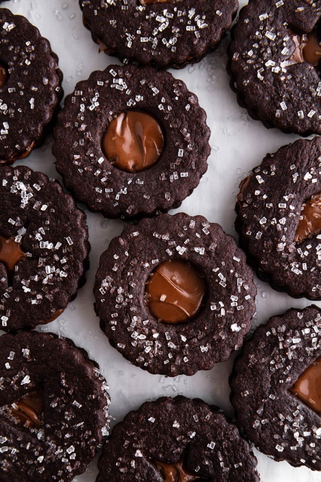 Chocolate-Nutella Linzer Cookies Recipe | Girl Vs Dough