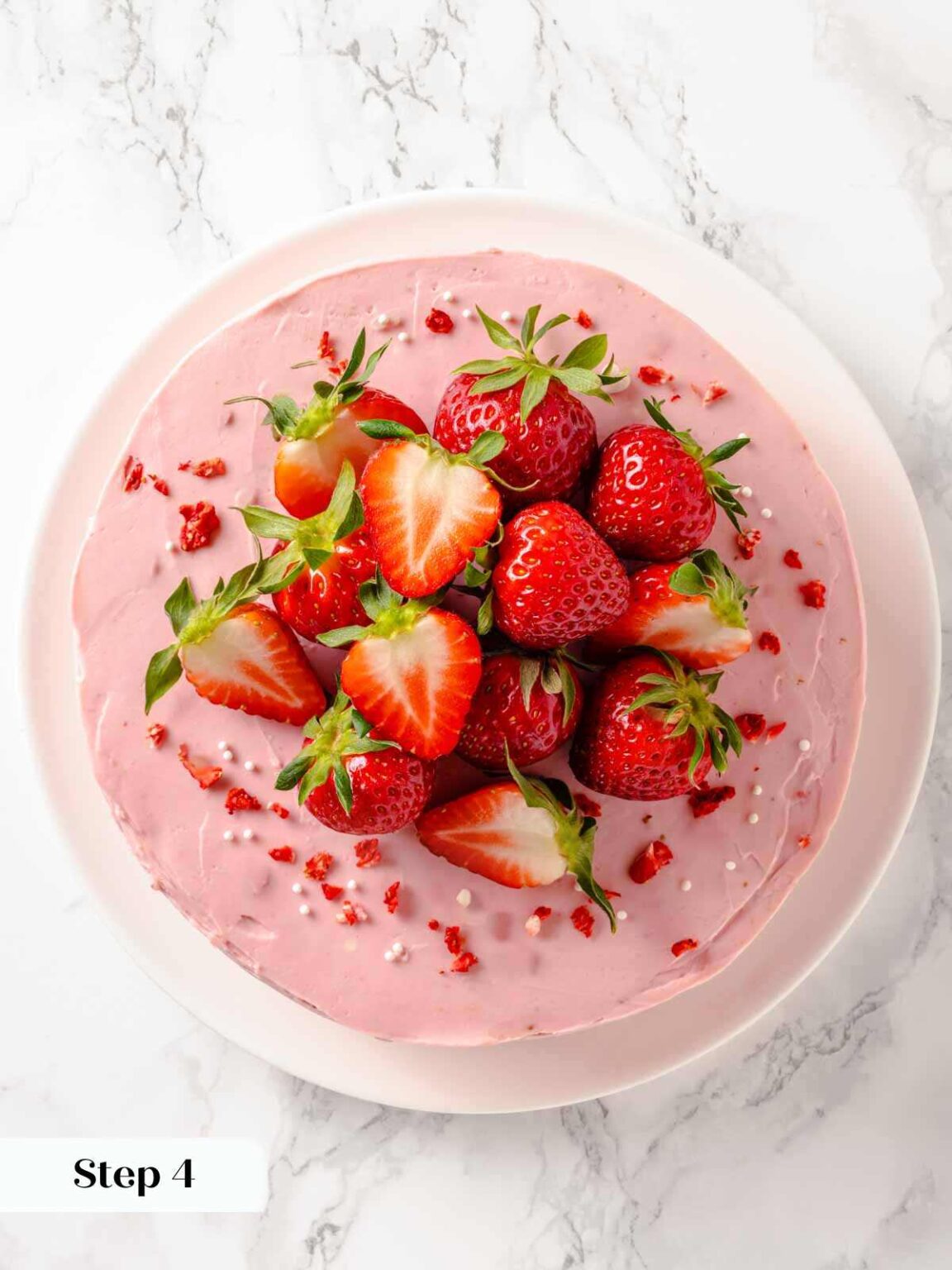 Strawberry Cake - Girl Versus Dough