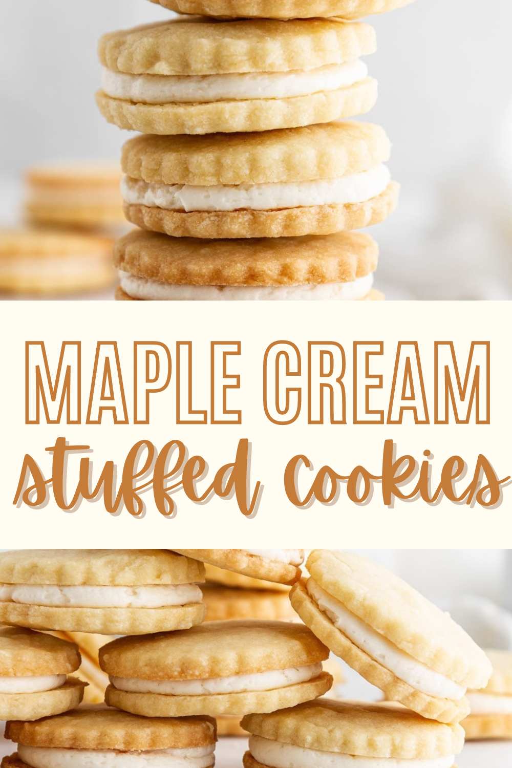 Maple Cream Cookies Recipe (Maple Leaf Creme Cookies)