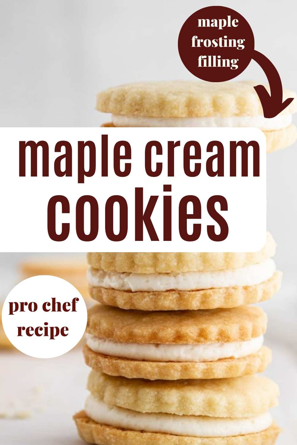 Maple Cream Cookies Recipe (Maple Leaf Creme Cookies)