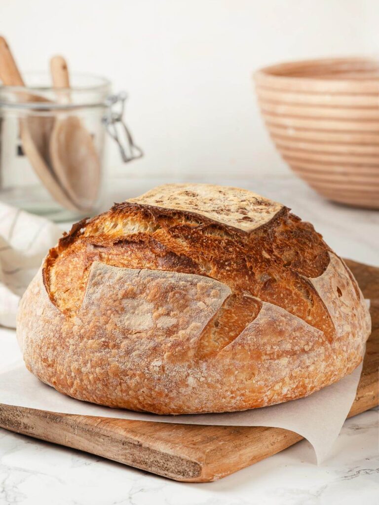 no-knead sourdough bread - Girl Versus Dough