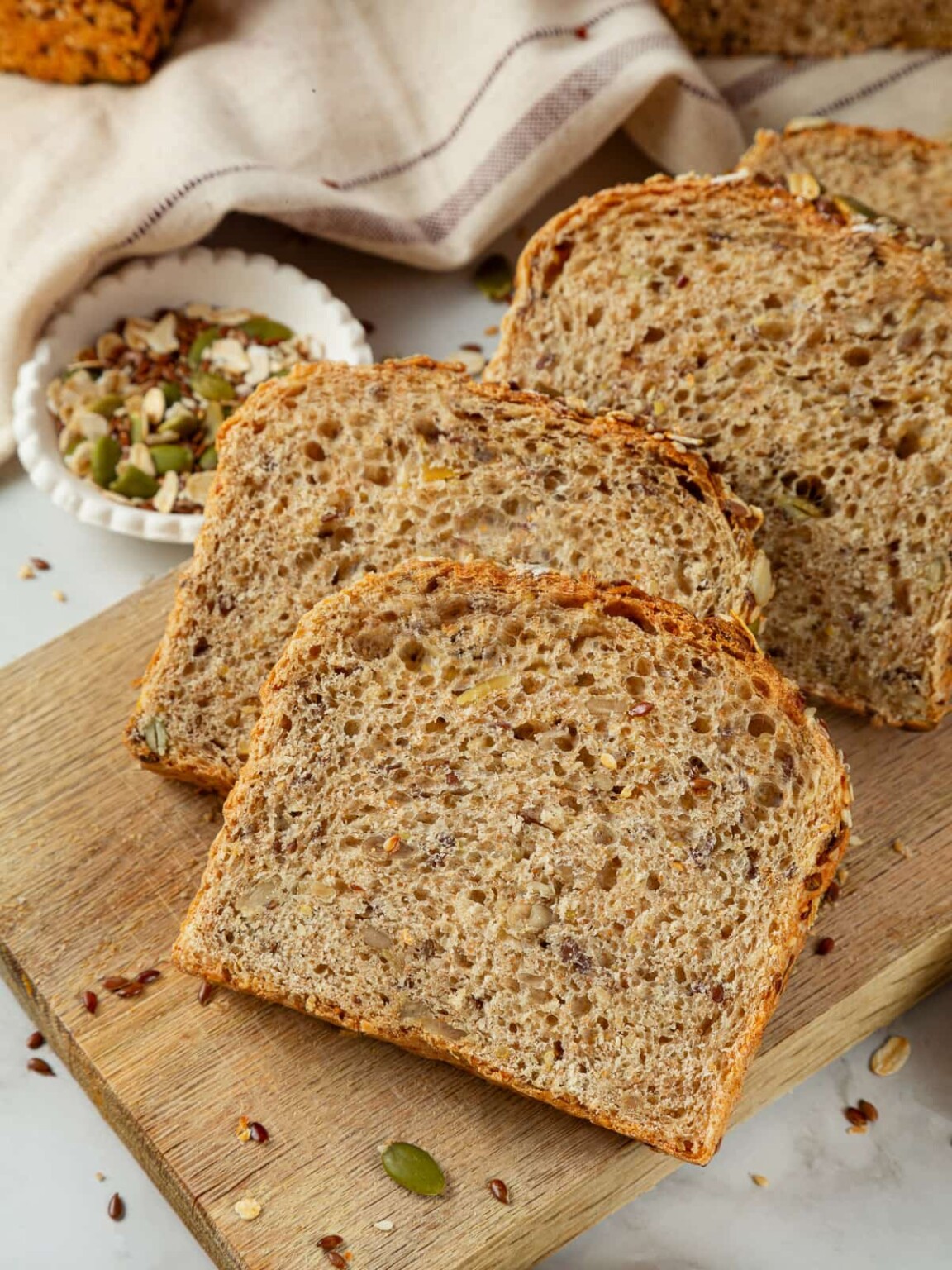 Whole Grain Seeded Bread - Girl Versus Dough