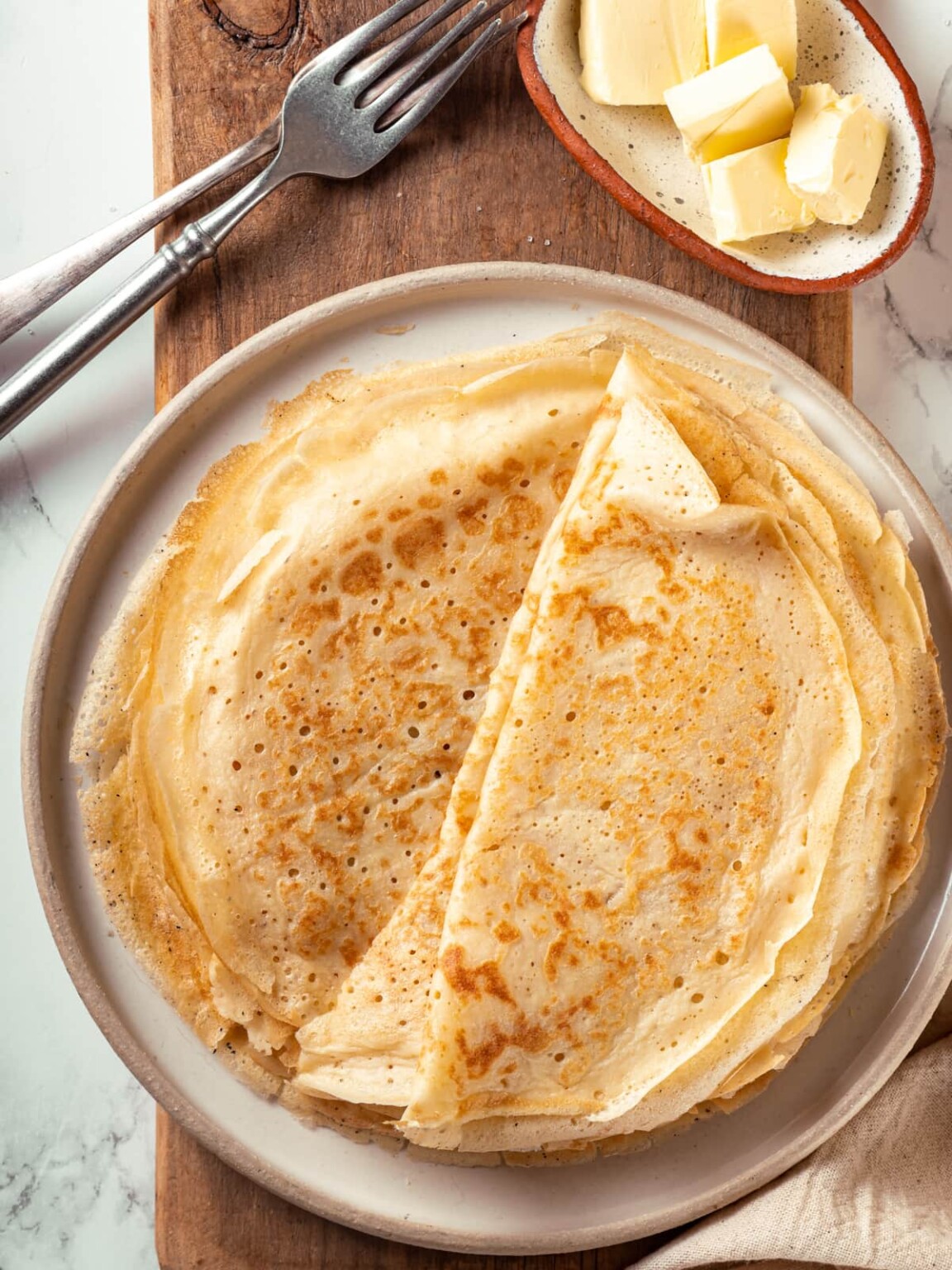 Sourdough Crêpes - Girl Versus Dough