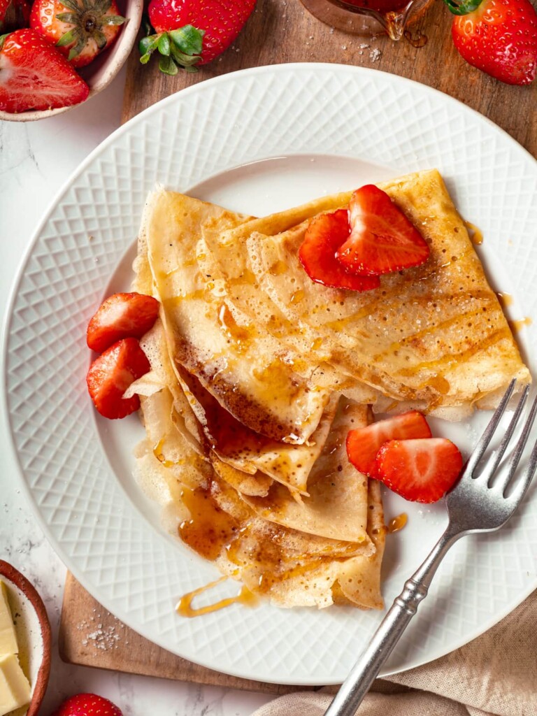 Sourdough Crêpes - Girl Versus Dough