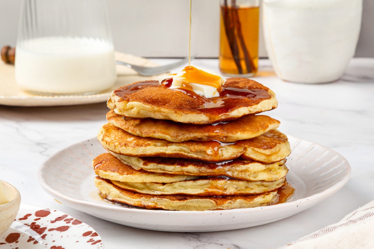 Buttermilk Pancake Recipe - Girl Versus Dough